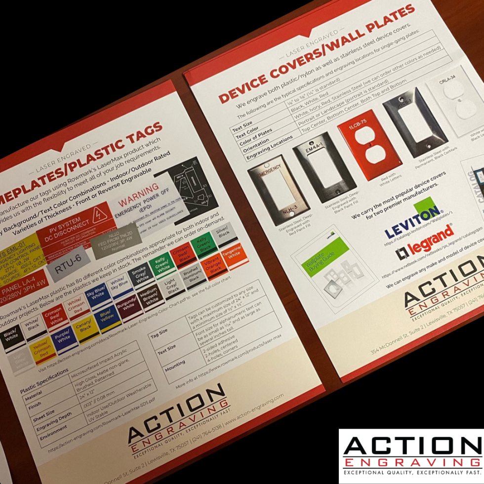 Action Engraving - Get Samples and Info - Action Engraving